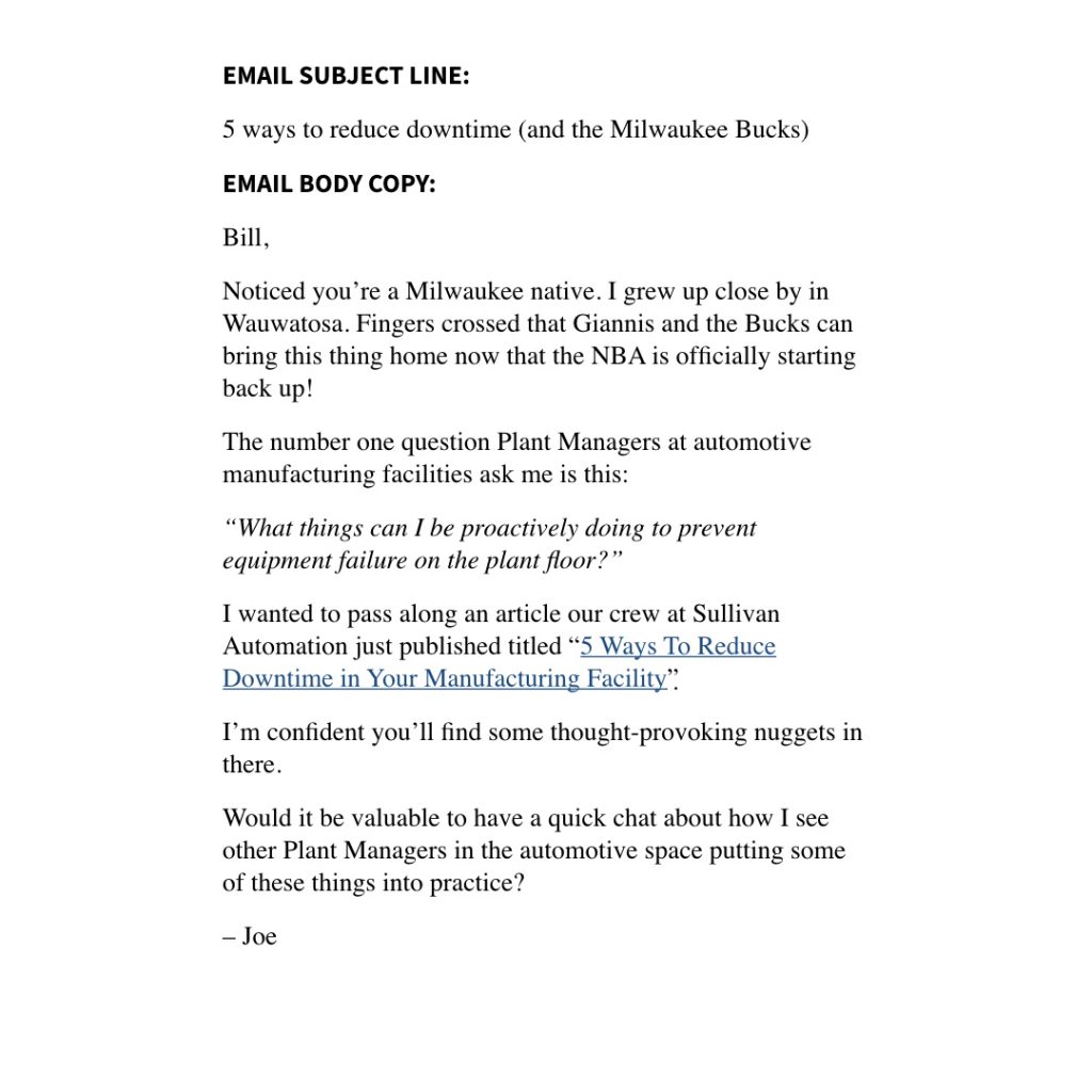 How to write an effective prospecting email